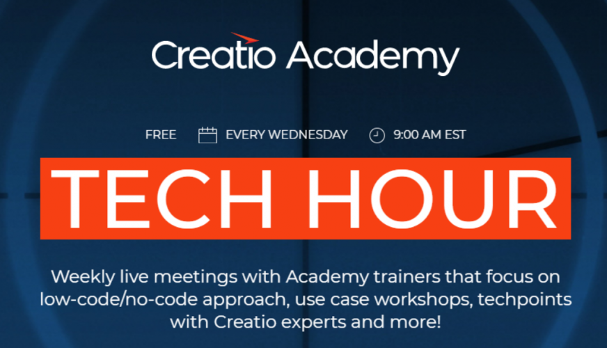 Creatio Academy Tech Hour | Community Creatio