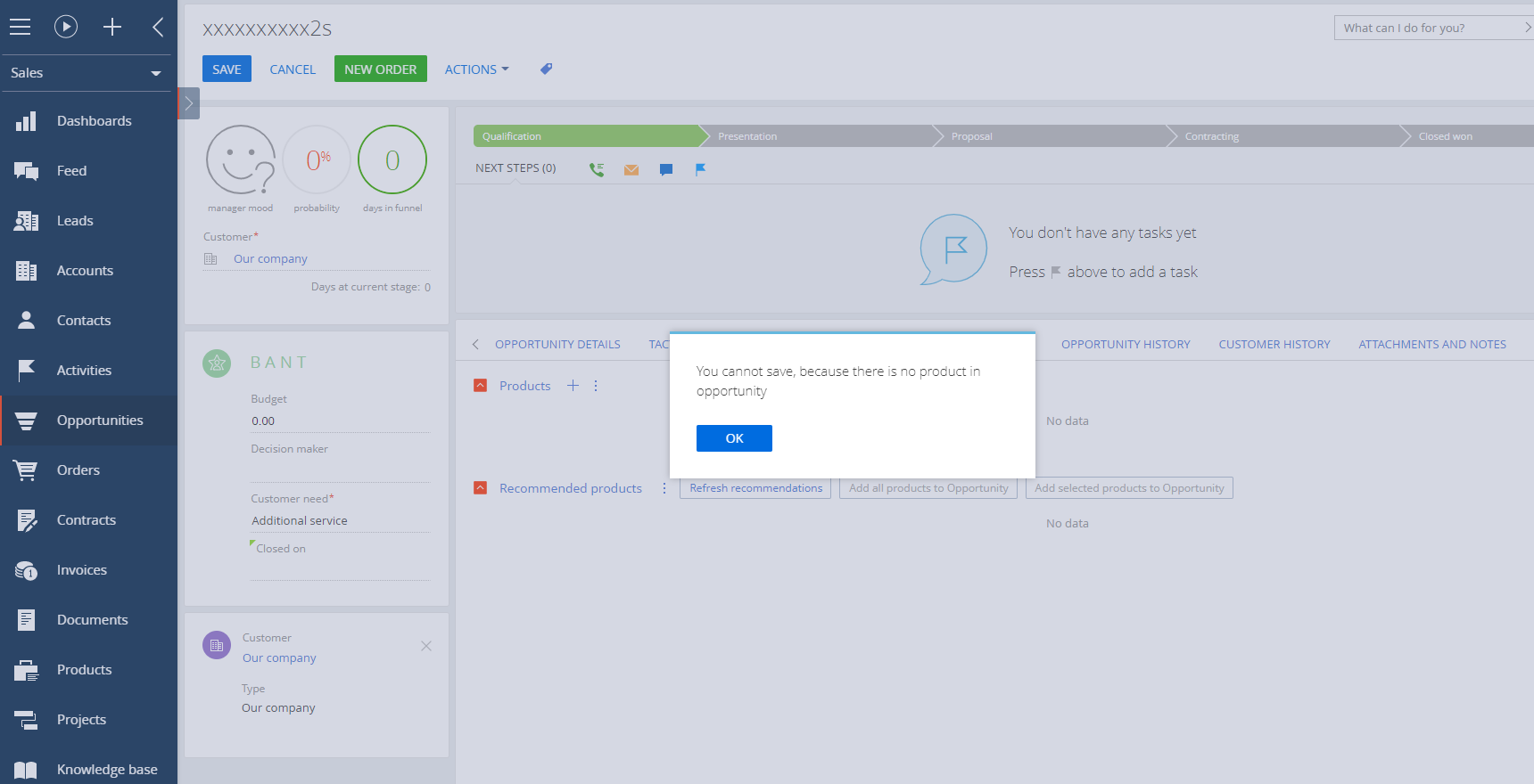 How to restrict system to save record without required detail records ...