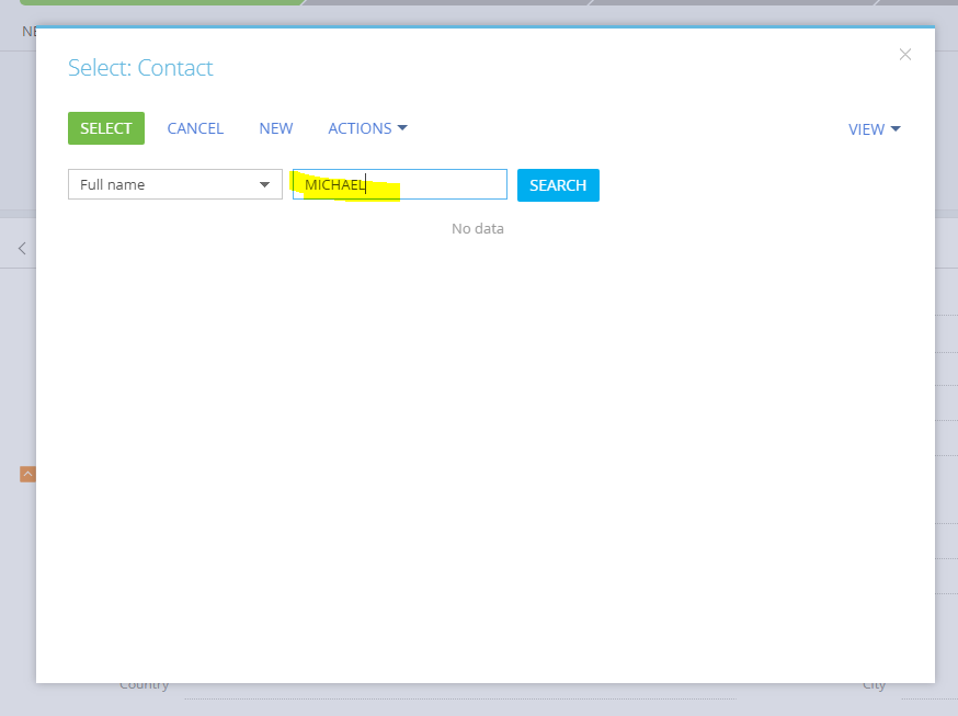 Get The Value Being Searched In Lookup Object Community Creatio