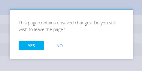 Disable/Skip the unsaved changes warning | Community Creatio