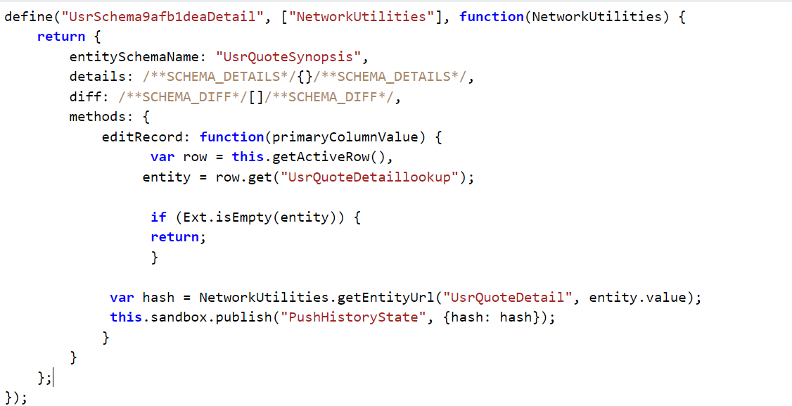 Open Section record on clicking a detail record | Community Creatio