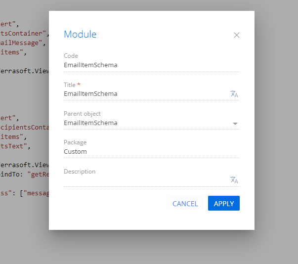 Is it possible to change the displayed fields for outgoing emails ...