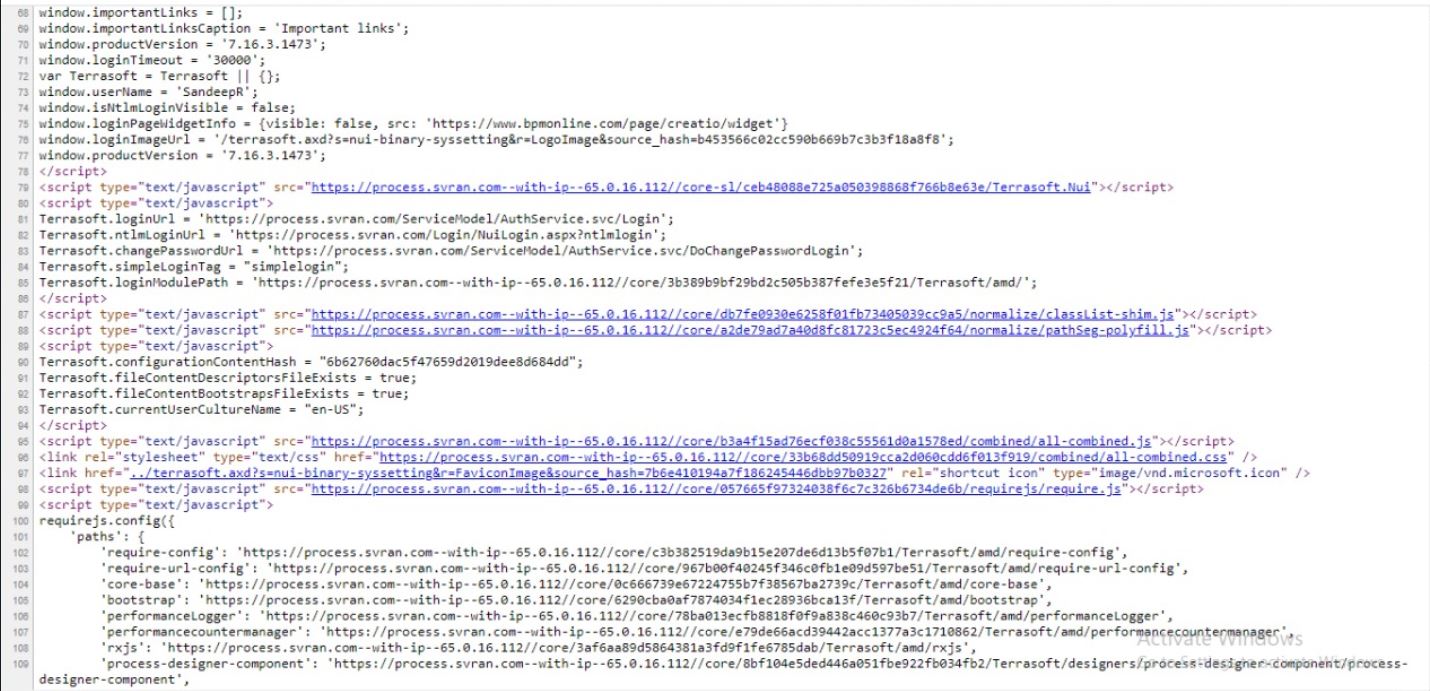 Apparently Login page is not loading | Community Creatio