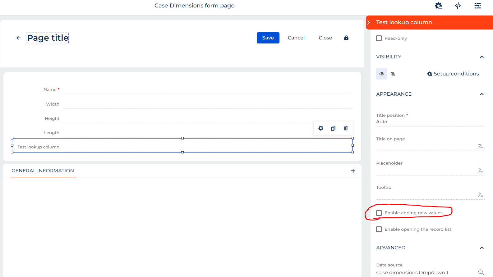 Disable/Remove Add New button in lookup field in the editable detail | Community Creatio