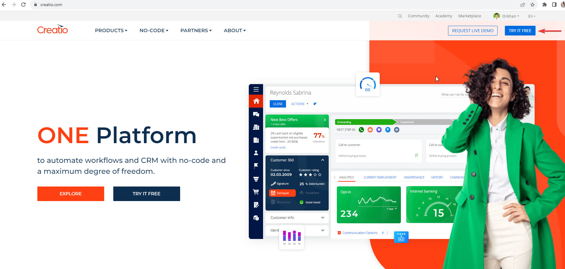 How To Access The Creatio Dashboard To Perform Practical Task Community Creatio 