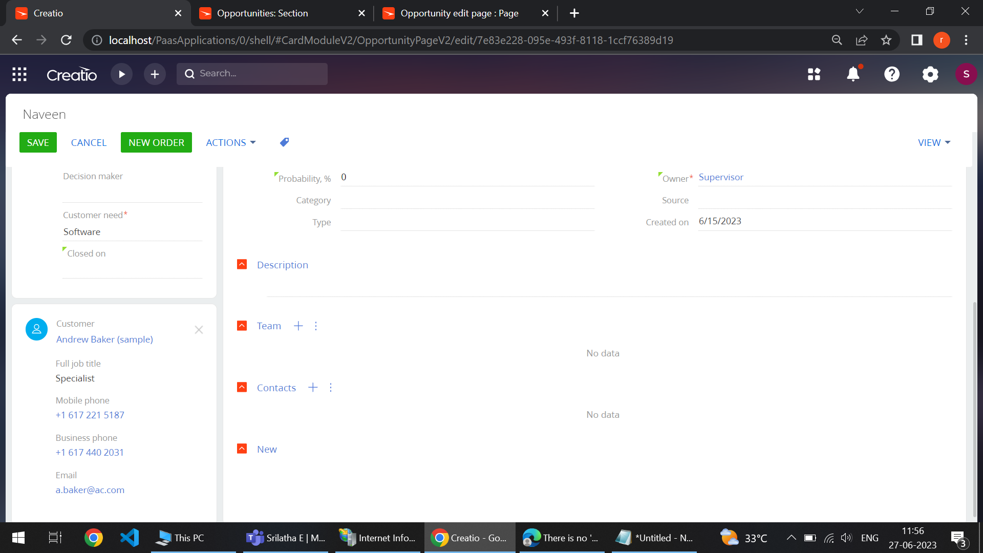 how to remove/hide the "+" sign in detail page[team tab] in classic ui ...