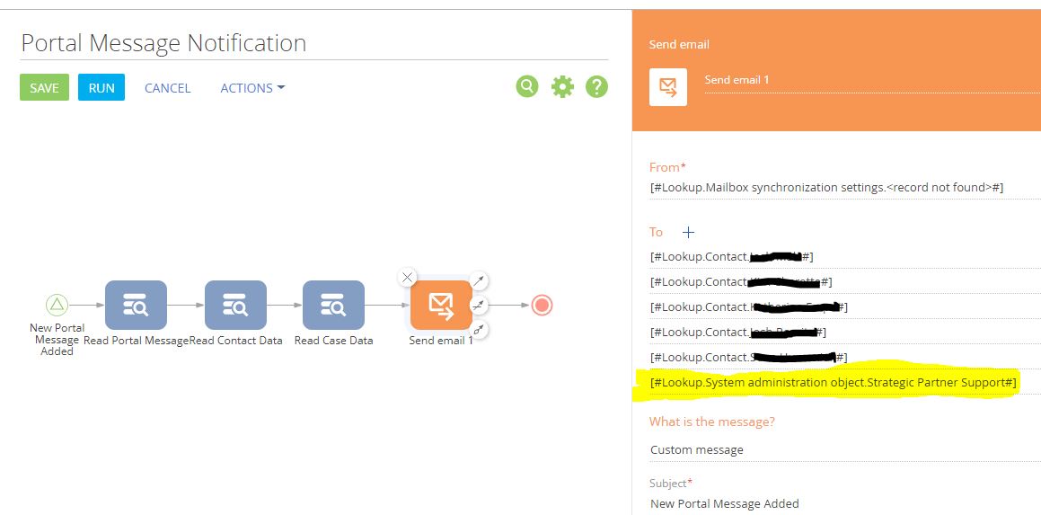 Sending Emails to Organization Units (system administration objects ...