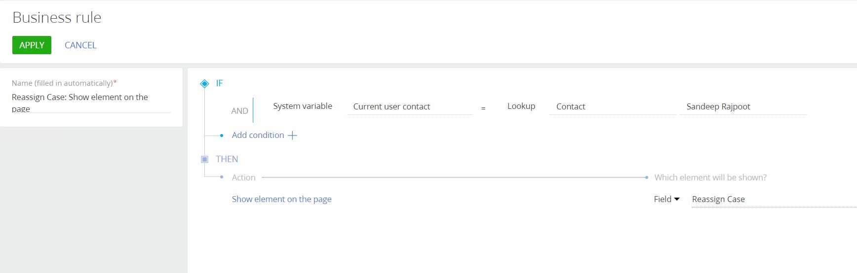How To Apply System Variable Business Rule In Mobile App Community