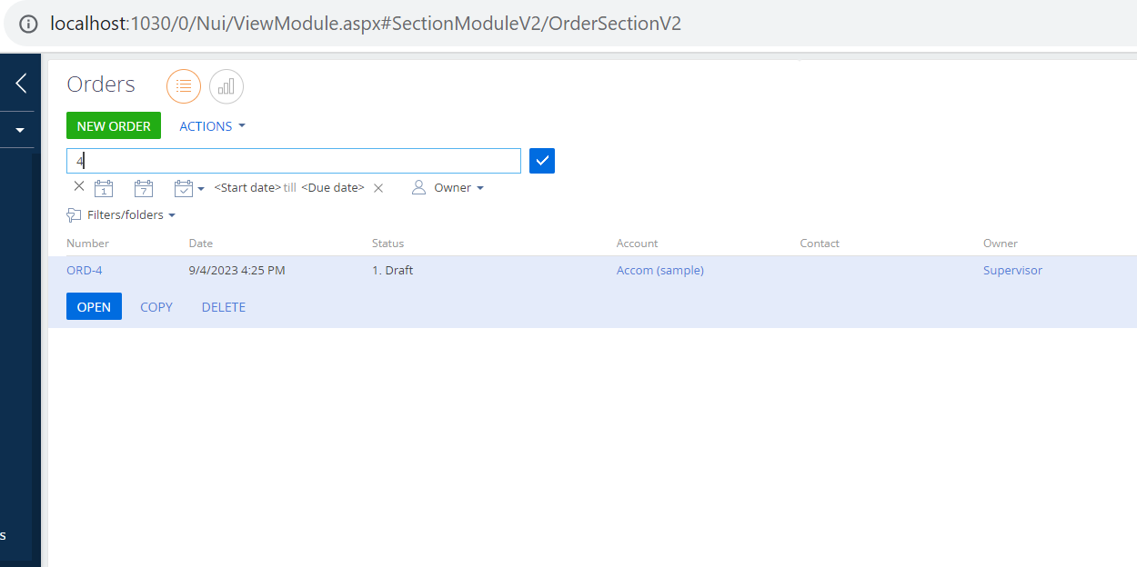 Setting Up Custom Section Filters In A Section Community Creatio