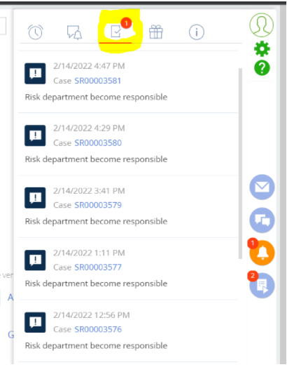 Approval appears in the notification center but counter is not ...
