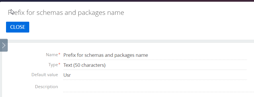 Change prefix for existing object | Community Creatio
