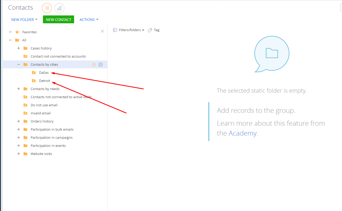 How to display only Cities for the US on the Add Simple Filter of a section. | Community Creatio