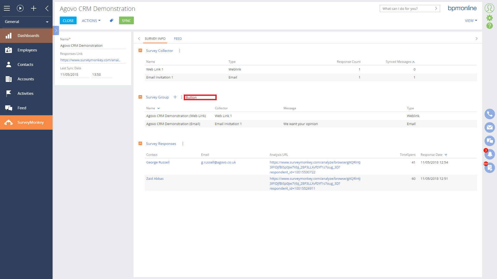 Add Button To Detail Section Next To The Community Creatio