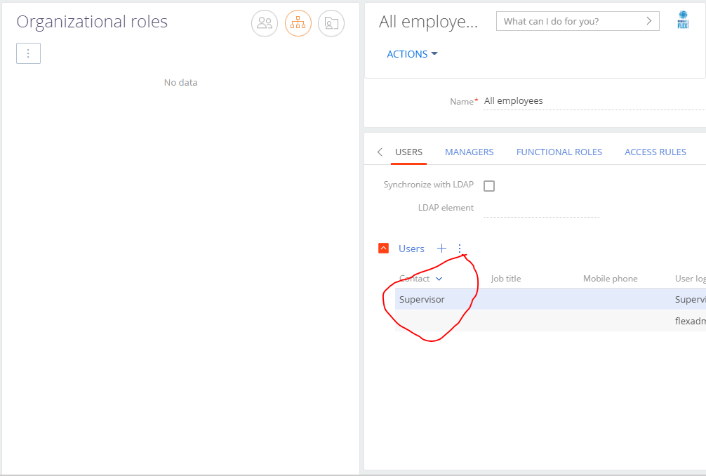 How to create a users role to manage internal users? | Community Creatio