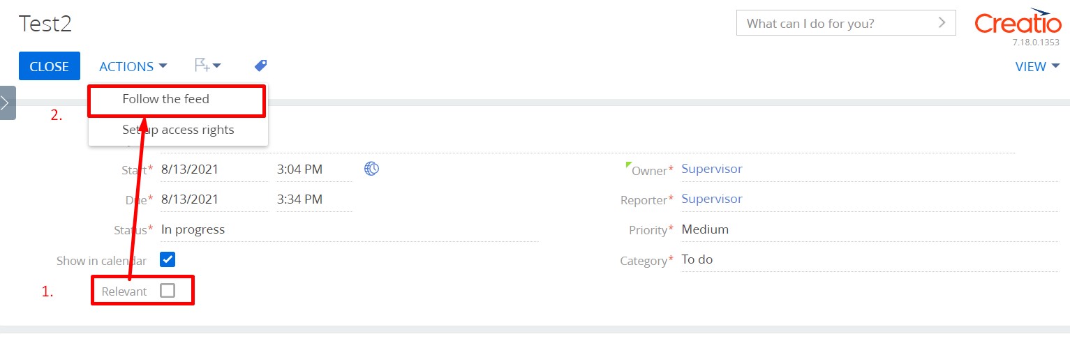 Follow The Feed Can I Activate It With Boolean Field Community Creatio