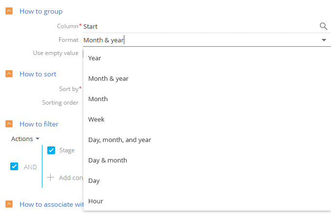 Quarter format for dates in dashboards | Community Creatio