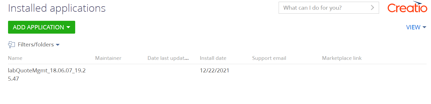 Application Installation Failed Community Creatio