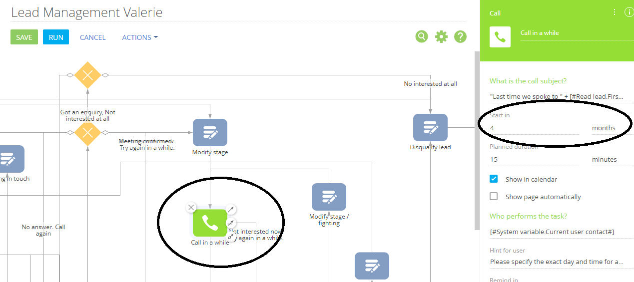 Business process tasks in notifications | Community Creatio