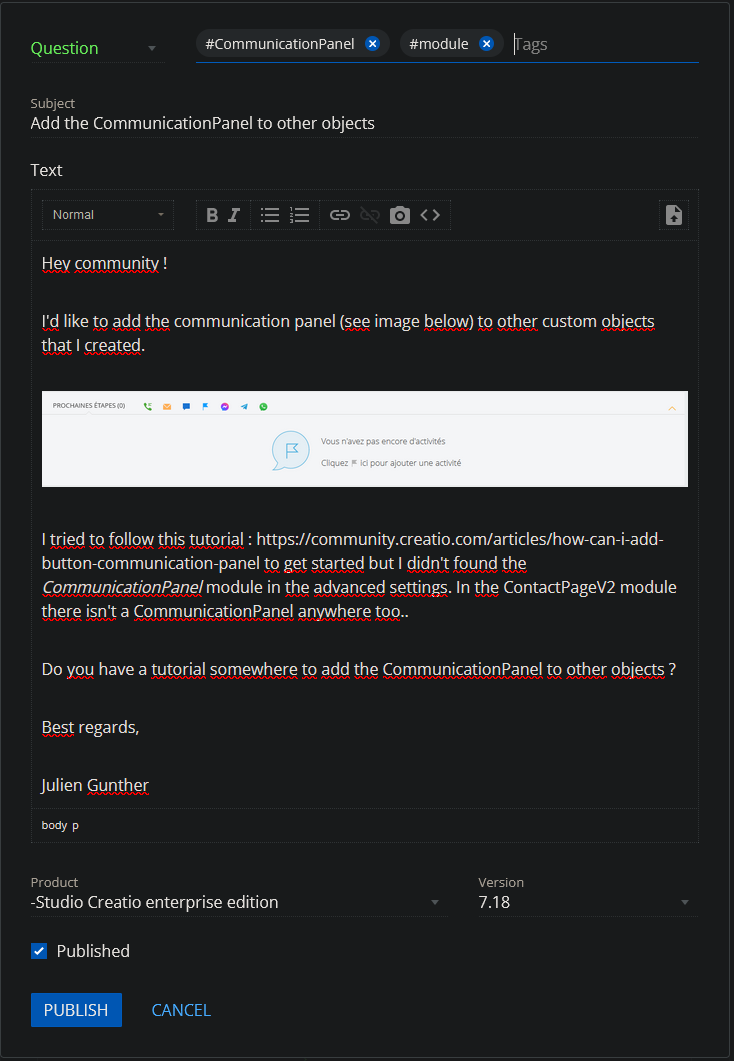 community | Community Creatio