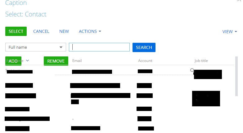 Add custom ModalBox with lookup field | Community Creatio