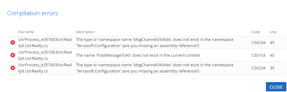 Namespace Issue At Business Process Community Creatio