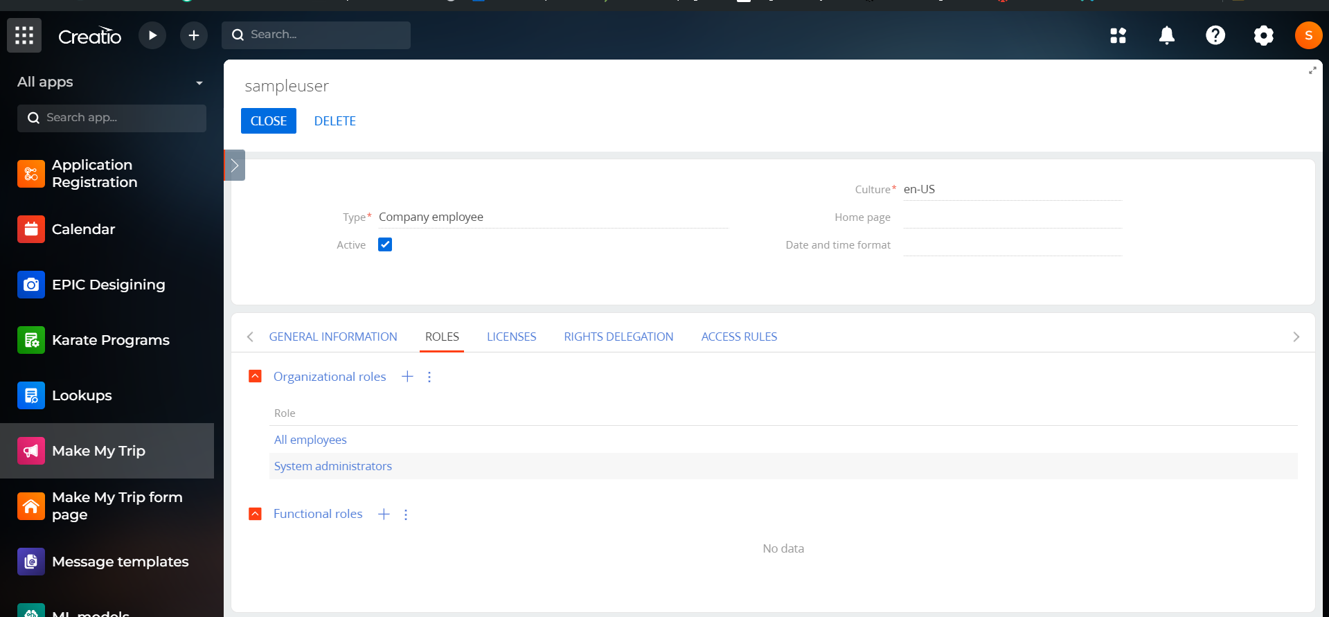 Issue With Object Permissions Implementation Community Creatio